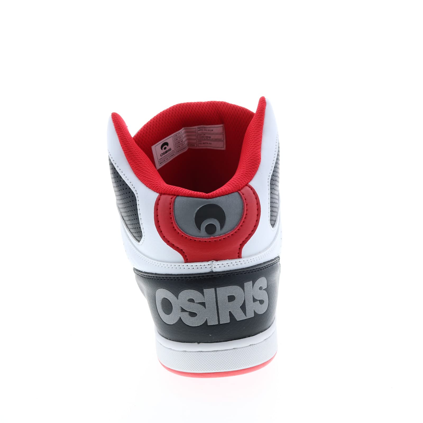 Osiris NYC 83 Classic White/Black/3m/Red 12 D (M)