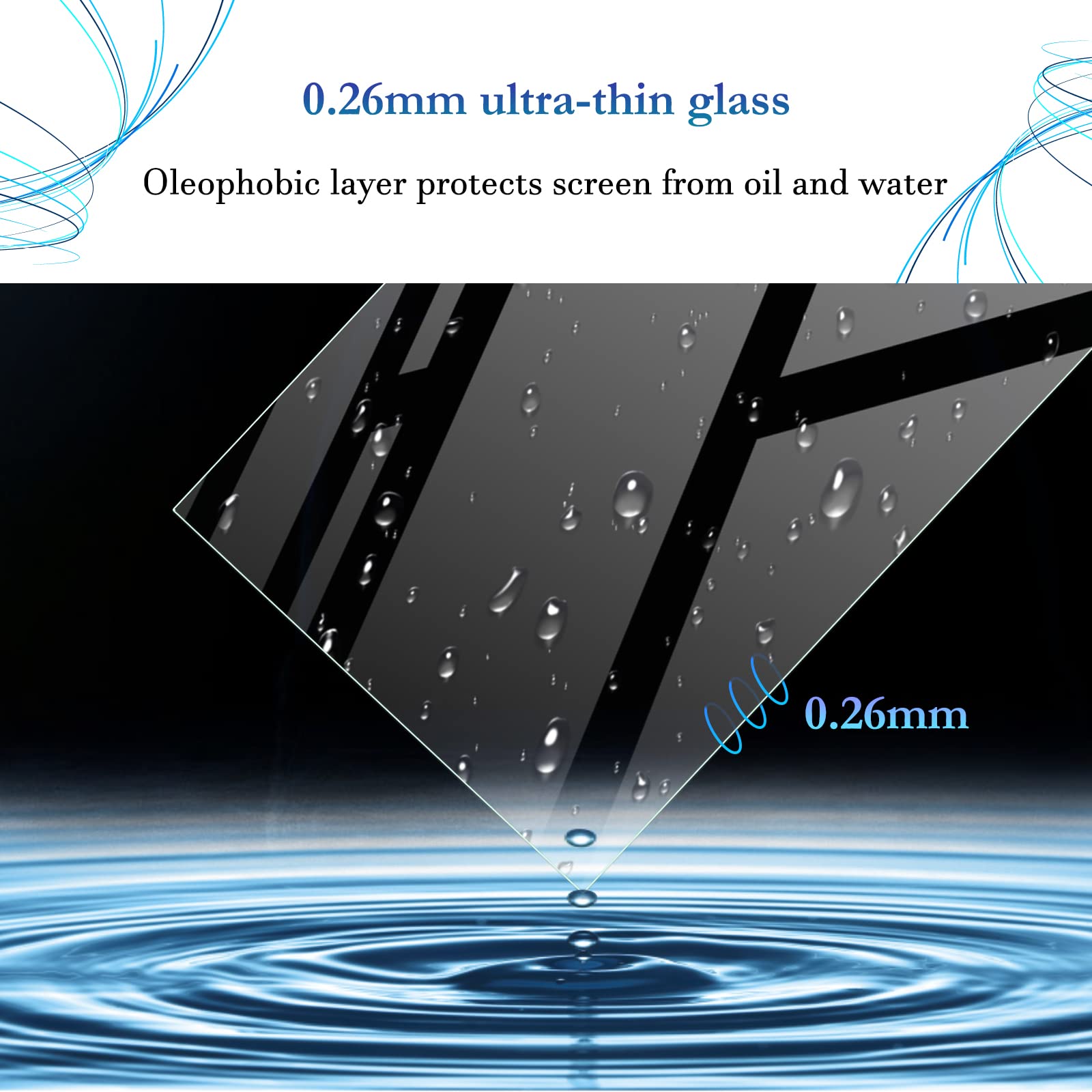 SKTU Screen Protector Foils for 2020-2024 2025 Toyota GR Supra A90 8.8In Navigation GR Supra Accessories Tempered Glass Scratch Resistance HD Clear