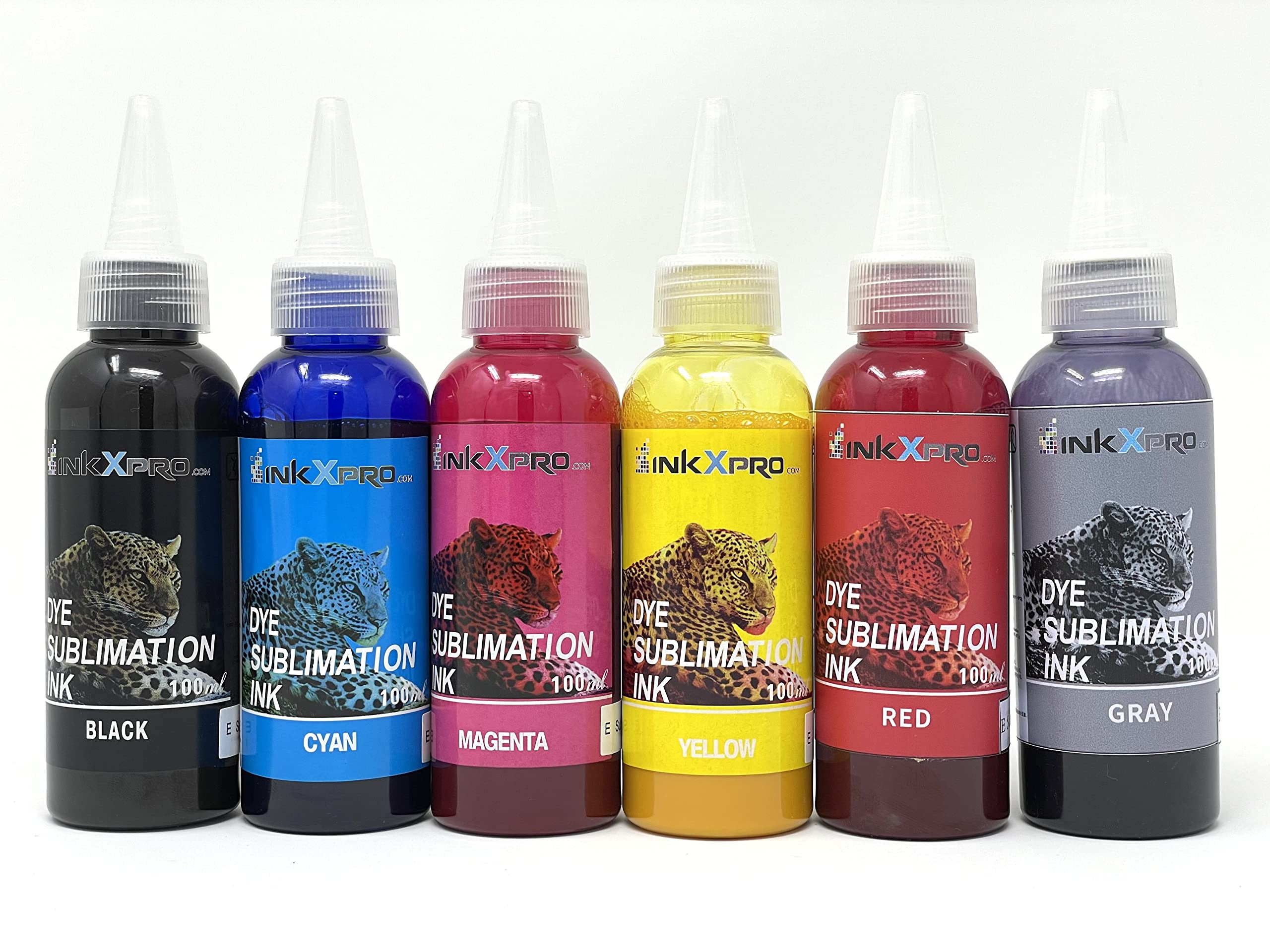 INKXPRO 312XL 6 X100ml Sublimation Ink Refill Cartridge Set No Chip Sublimation for EPS0N XP-15000 15010 Printer