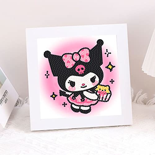 Educatgame 5D DIY Diamond Art Kits/with Photo Frame,Cute Diamond Art Making for Girls Boys Adult Beginners Gift (K-1)