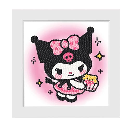 Educatgame 5D DIY Diamond Art Kits/with Photo Frame,Cute Diamond Art Making for Girls Boys Adult Beginners Gift (K-1)
