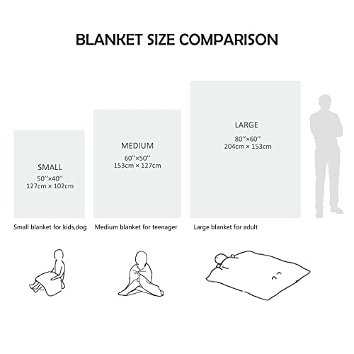 My Hero Academia Blanket Eijiro Kirishima Handsome Blankets and Throws Hypoallergenic Cartoon Blankets and Throws for Camping Outdoor Car Farmhouse 60x50 in