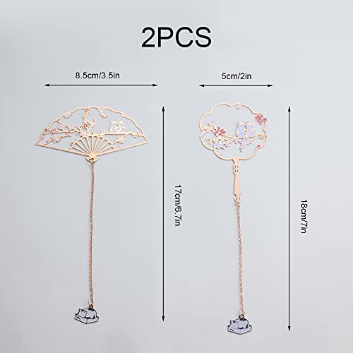 Ctpeng Book Mark,Book Marker Clip for Women, Book Mark Sets for Teachers(2 Pces,Cats)