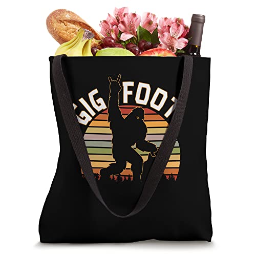 Gig-Foot, Guitarist Sasquatch Musician Bigfoot Tote Bag