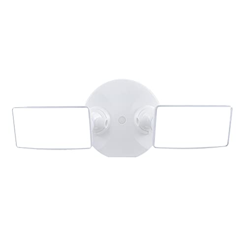 HALO Home TGS2SCS2FSBLE40AW Smart Outdoor Flood Light Selectable 3000K-5000K CCT Twin Head White