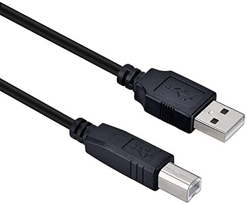 USB Printer Cable 10 Feet Cord Compatible with Epson EcoTank ET-2760 ET-2750 ET-2720 ET-4760,Expression XP-4100 XP-6000 XP-420,WorkForce Pro WF-4730 WF-2830 WF-3720 WF-3730 WF-7710 WF-3640A WF-2750