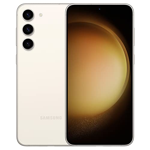 SAMSUNG Galaxy S23 Cell Phone, Factory Unlocked Android Smartphone, 256GB Storage, 50MP Camera, Night Mode, Long Battery Life, Adaptive Display, US Version, 2023, Cream