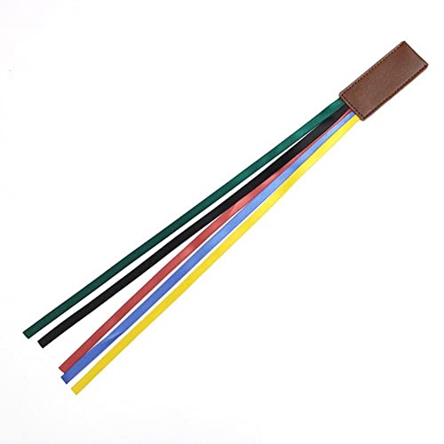 Multi-Color Ribbon Bookmark Markers Artificial Leather Bookmark with Colorful Ribbons for Books Reading Page Markers