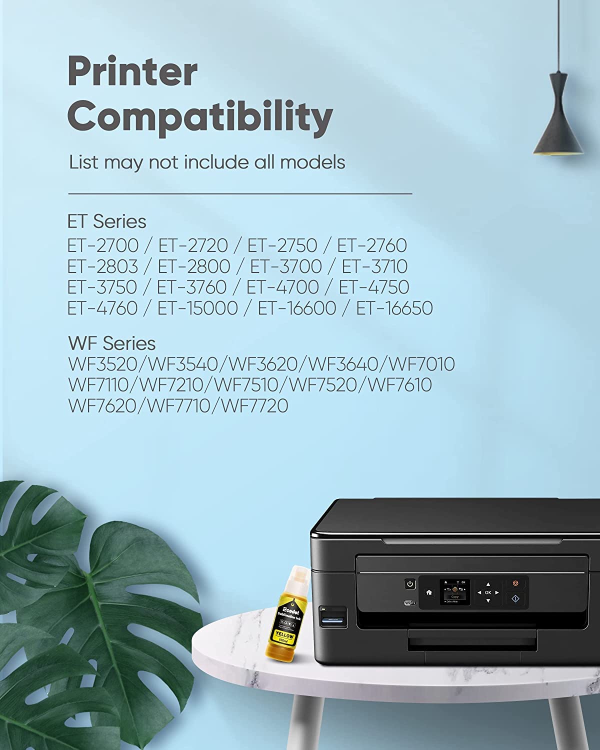 ecodot 400ML Autofill Sublimation Ink for EcoTank Inkjet Printer ET-2720 ET-2760 ET-3760 ET-4700 ET-7710 ET-15000 ET-2803 ET2800 Heat Press Transfer on T-Shirt Mug