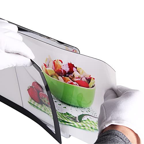 A4 Double Side Window Display Real Estate -Led Window Sign Acrylic Menu Light Box Sign for Office Restaurant Store Backlit Advertising Display(3 pcs/series)
