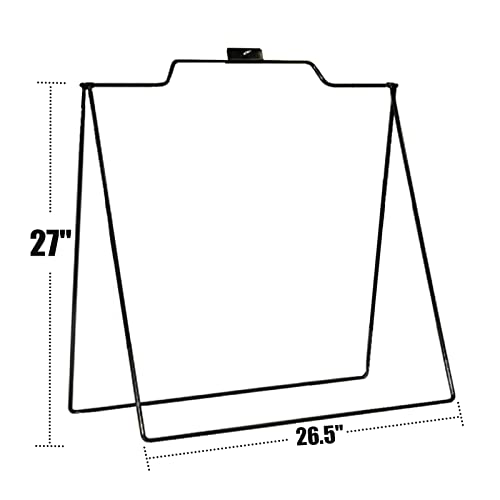 4U Media&Displays 2 COUNT 24"x24" Sidewalk Sign A Frame Stand (Stand Only) (2 PACK)