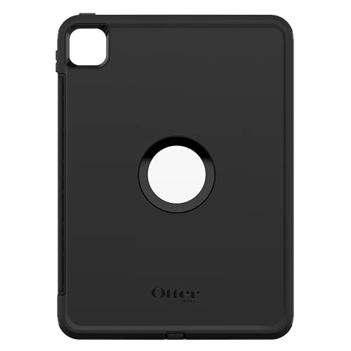 OtterBox Defender Case for iPad Pro 11" (1st gen/2nd gen/3rd gen/4th gen), Ultra-Rugged Protective Case with Built in Screen Protector, 2X Tested to Military Standard, Black, No Retail Packaging