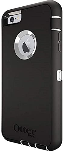OtterBox Defender Series Rugged Case for iPhone 6s Plus & iPhone 6 Plus Non-Retail Packaging - Black/White - CASE ONLY