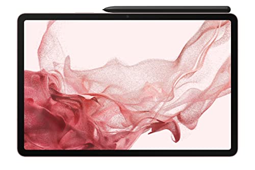 SAMSUNG Galaxy Tab S8 11” 128GB WiFi 6E Android Tablet w/ Large LCD Screen, Long Lasting Battery, S Pen Included, Ultra Wide Camera, US Version, Pink Gold