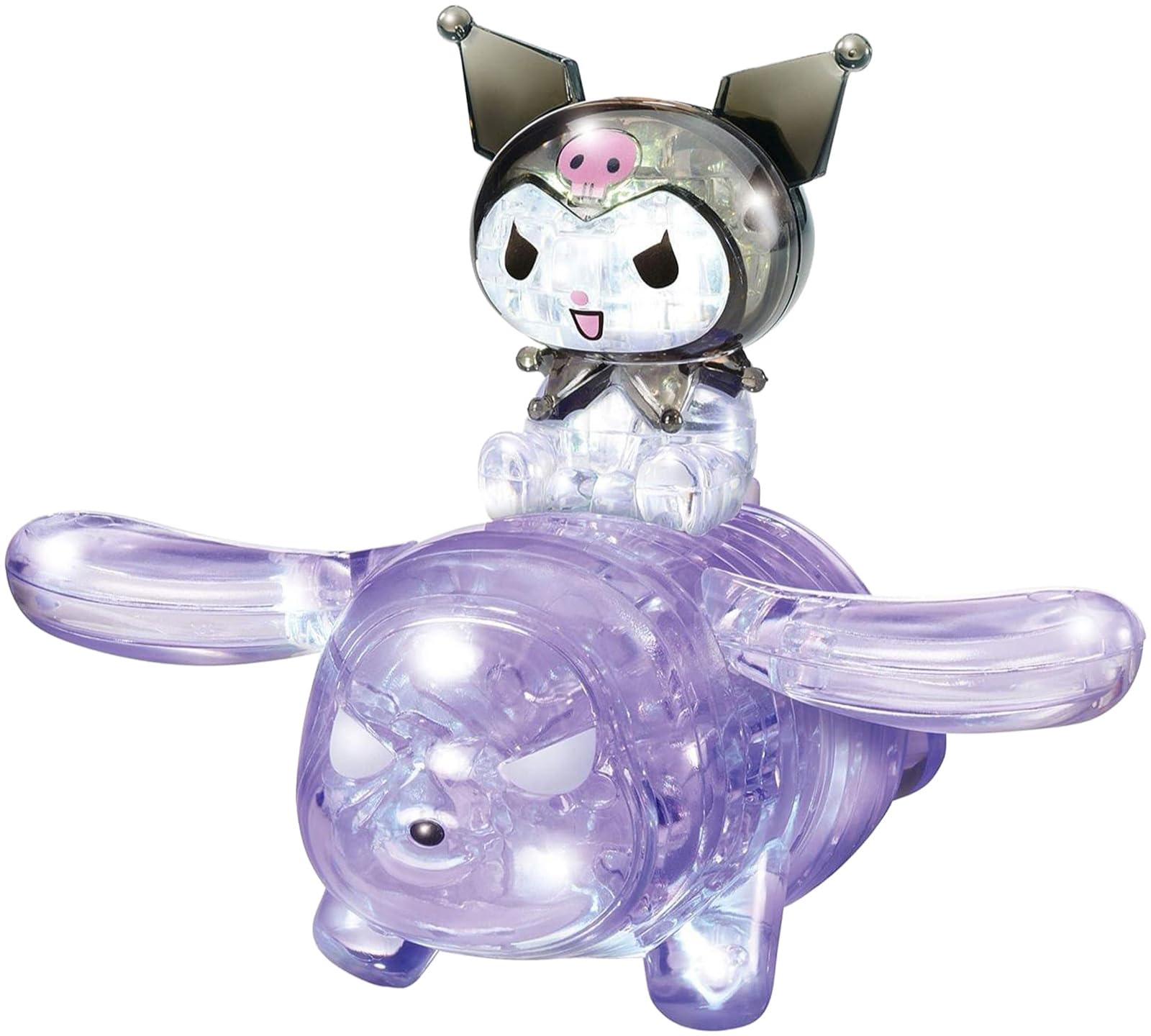 Hanayama 38 Pieces Crystal Gallery Sanrio Kuromi 3D Puzzle