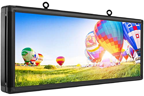PH6 mm Outdoor LED Sign,40" x 18" Full Color Programming Support Texts, Images and Video Display.HIGH DEFINITION & HIGH BRIGHTNESS