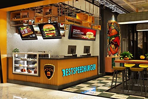 PH6 mm Outdoor LED Sign,40" x 18" Full Color Programming Support Texts, Images and Video Display.HIGH DEFINITION & HIGH BRIGHTNESS