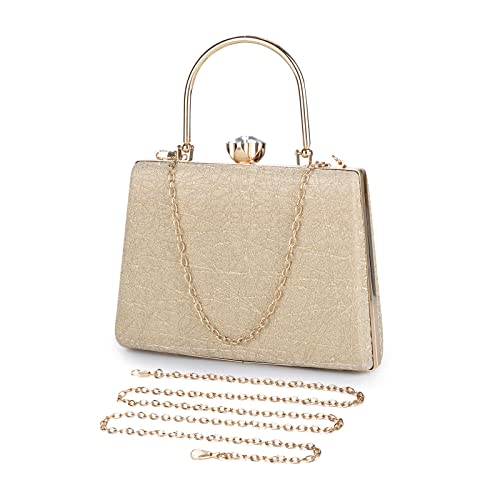 UBORSE Women Clutch Bag Small Crystal Bag Elegant Clutch Evening Purse for Wedding Cocktail Party