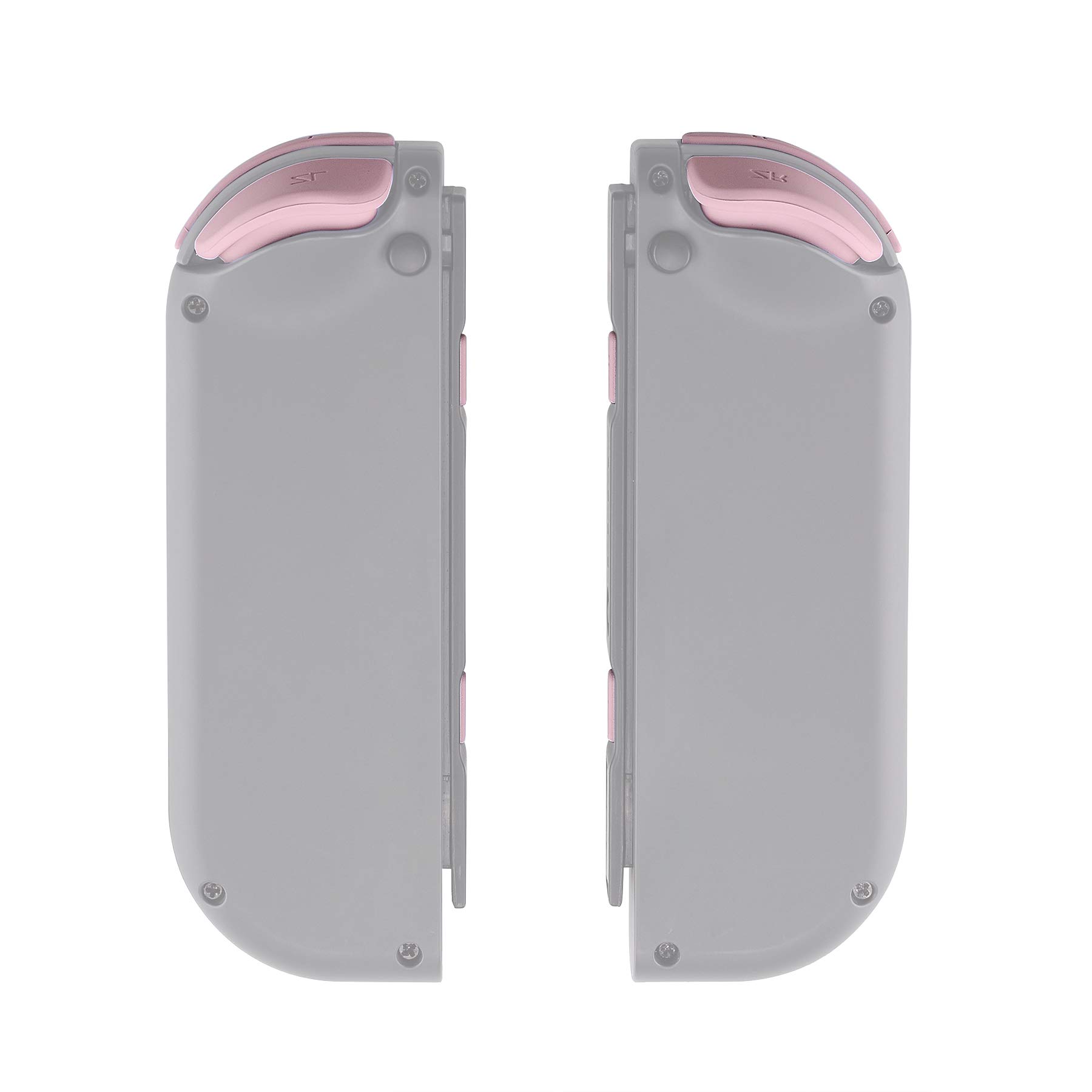 eXtremeRate DIY Full Set Buttons for Nintendo Switch & Switch OLED, Replacement Buttons for JoyCon, ABXY Direction Keys SR SL L R ZR ZL + - Home Capture Trigger Buttons Springs - Cherry Blossoms Pink