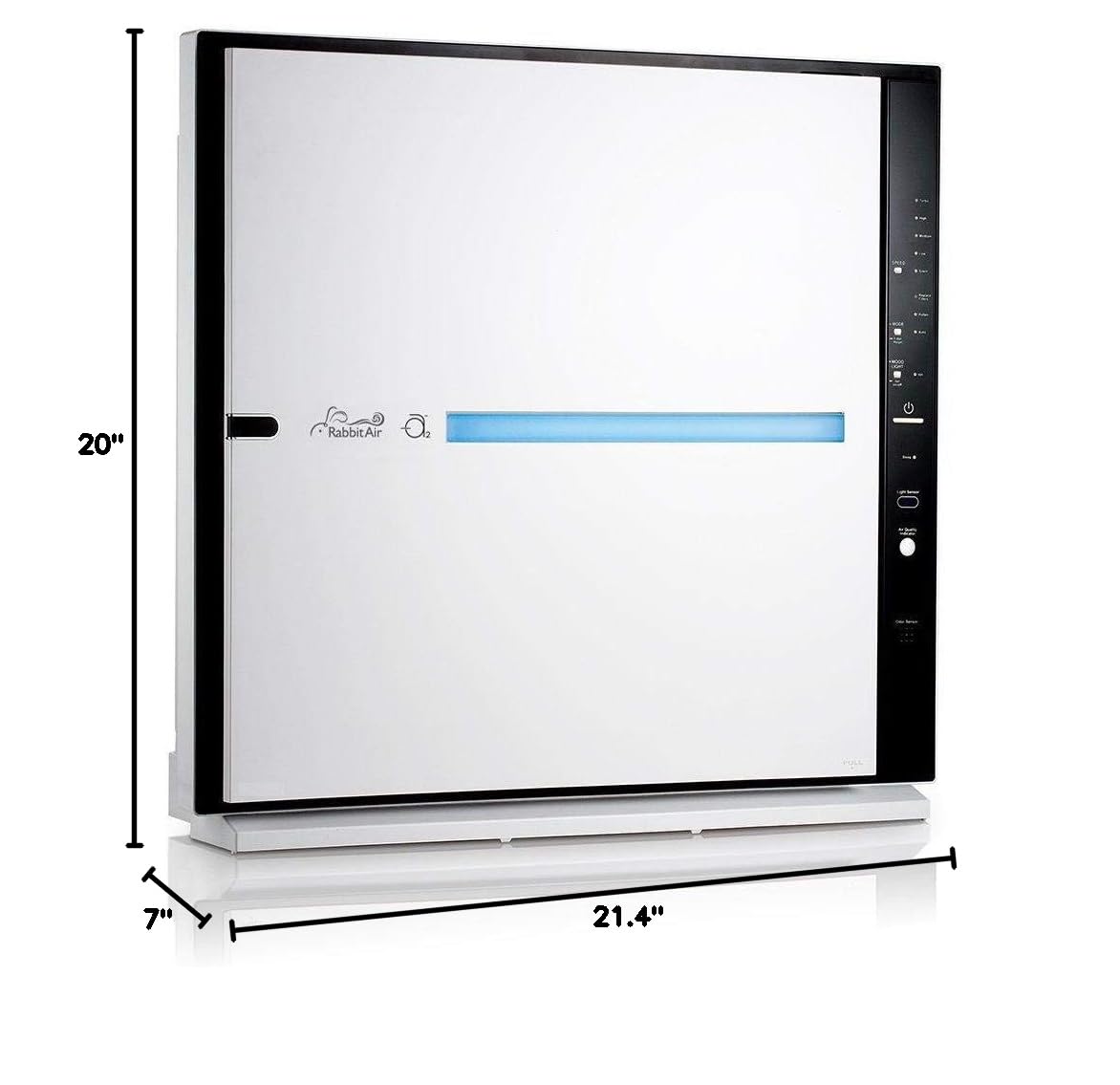 RabbitAir MinusA2 Ultra Quiet HEPA Air Purifier - Stylish, Efficient and Energy Star (SPA-780A, White, Germ Defense)