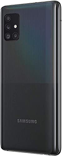 SAMSUNG Galaxy A51 128GB (6.5 inch) Display Quad Camera 48MP A515U Black Unlocked (Renewed), A51 128GB A515U