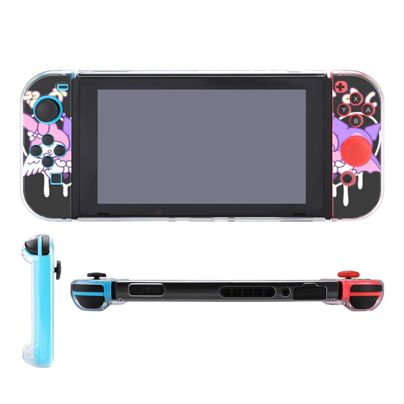 Kuromi Case for Nintendo Switch,Protective Case Cover for Switch and Joy Con Controller,Switch with Shock-Absorption and Anti-Scratch Design(Kuromi)