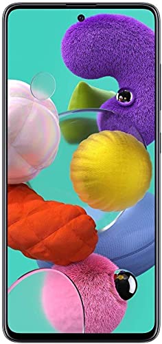 SAMSUNG Galaxy A51 128GB (6.5 inch) Display Quad Camera 48MP A515U Black Unlocked (Renewed), A51 128GB A515U