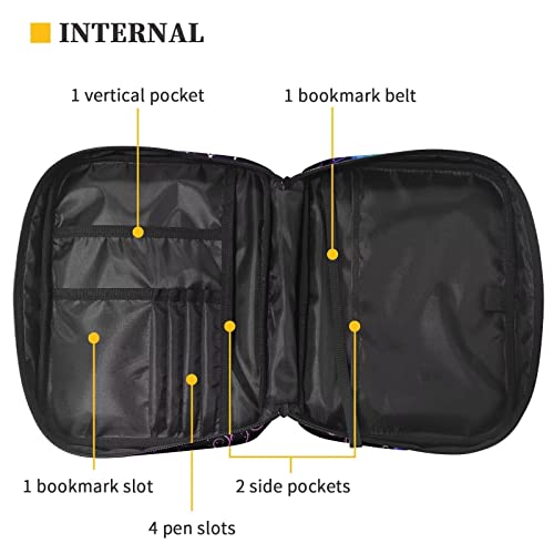 Buybai Women Bible Cover Organizer Tote Bags Large Size Multi-Function Book Carrying Case with Zippered Pocket