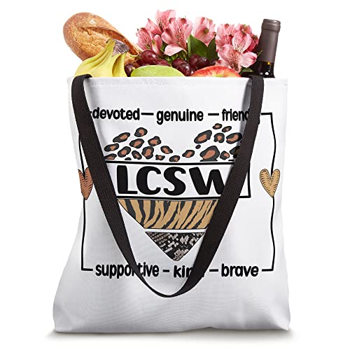 LCSW Appreciation Licensed Clinical Social Worker Tote Bag