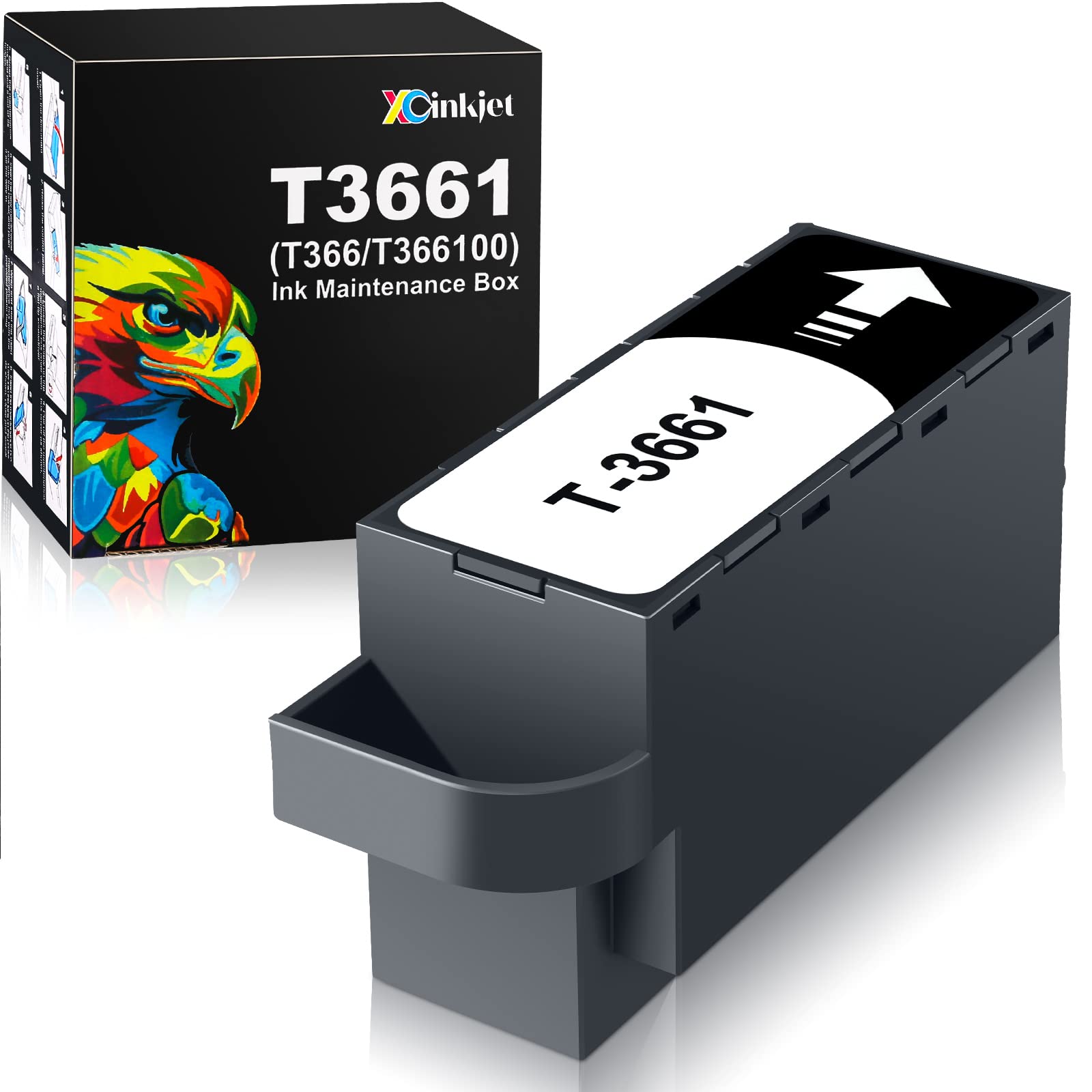 Xcinkjet T366/T3661/T366100 Ink Maintenance Box for XP-15000 XP-6100 XP-970 XP-8700 XP-8800 XP-6000 XP-8600 XP-8500 Expression Premium/Photo Printer