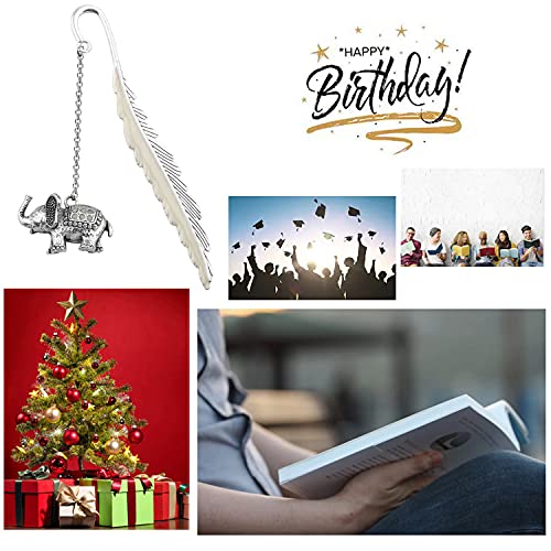 Gzrlyf Elephant Bookmark Luminous Bookmarks Elephant Gifts for Elephant Lovers Book Lover Gifts (Luminous Bookmark)