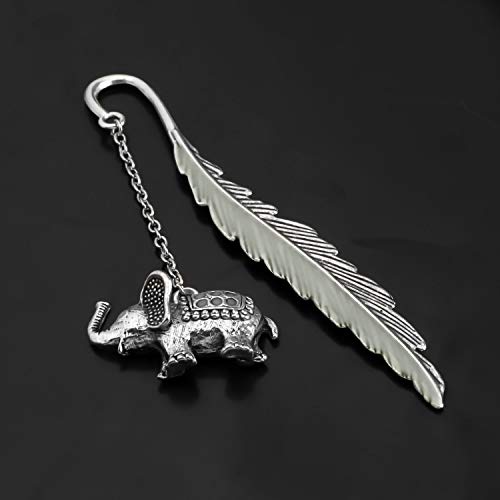 Gzrlyf Elephant Bookmark Luminous Bookmarks Elephant Gifts for Elephant Lovers Book Lover Gifts (Luminous Bookmark)