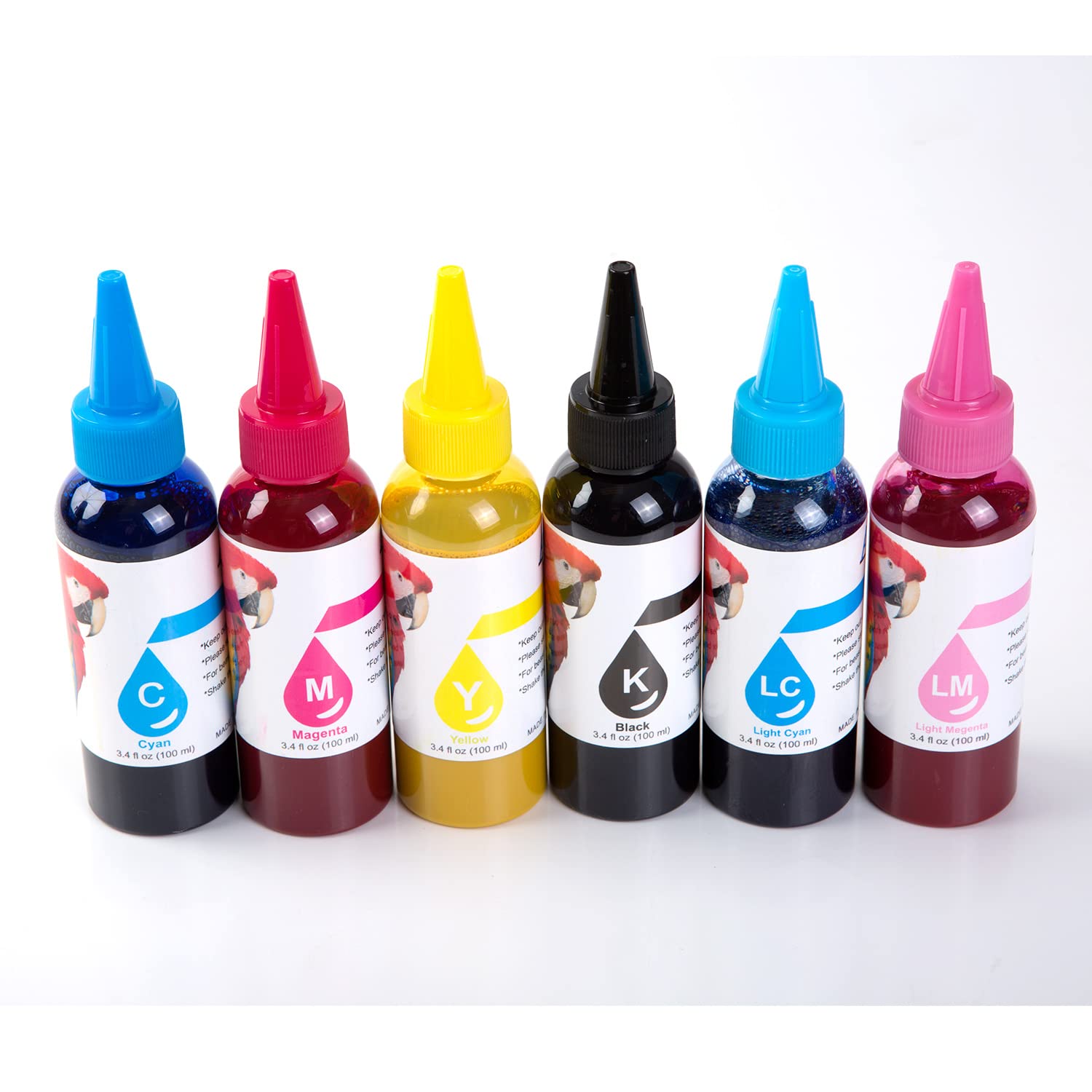 600ML Sublimation Ink for Epson ET-2760 2720 4800 2803 15000 WF 7710 7720 Inkjet Printers Heat Press Transfer on Mugs, Plates, Polyester Shirts, Phone Cases etc