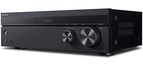 Sony STRDH190 2-ch Stereo Receiver with Phono Inputs & Bluetooth with 100ft of Speaker Wire and 5 Pairs of Banana Plugs