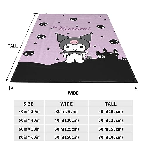 Cute Super Soft Blanket All Season Flannel Fleece Blanket for Kids Adult Sofa Bedding Living Room Decor 50"X40"
