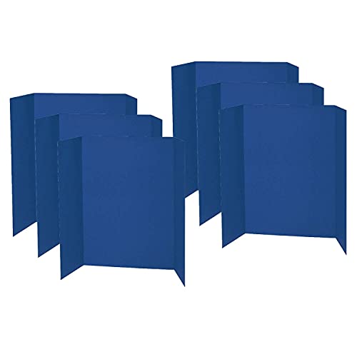Pacon® Presentation Board, Blue, Single Wall, 48" x 36", 6 Pack