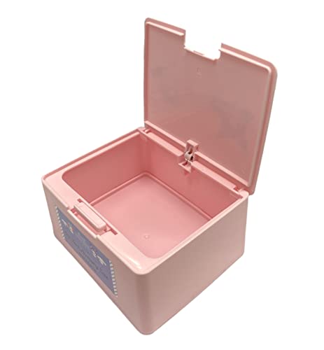 Friend Sanrio My Melody × Kuromi × Cinnamoroll Cute Box with One Touch Open Lid, Makeup Case, Accessory Case, Cosmetic Case, 4.2in x 3.5in x 2.1in