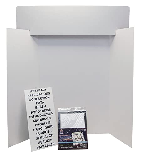 Pacon Presentation Board Project Kit with Project Papers