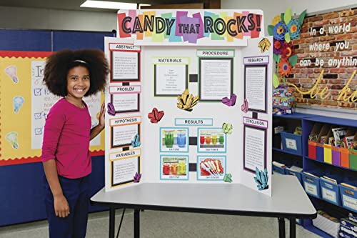 Pacon Presentation Board Project Kit with Project Papers