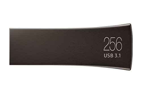 Samsung BAR Plus 256GB - 400MB/s USB 3.1 Flash Drive Titan Gray (MUF-256BE4/AM)