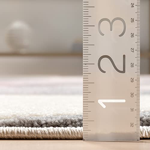 Well Woven Astrid Landon 5'3" x 7'3" Light Pink Geometric Modern Area Rug
