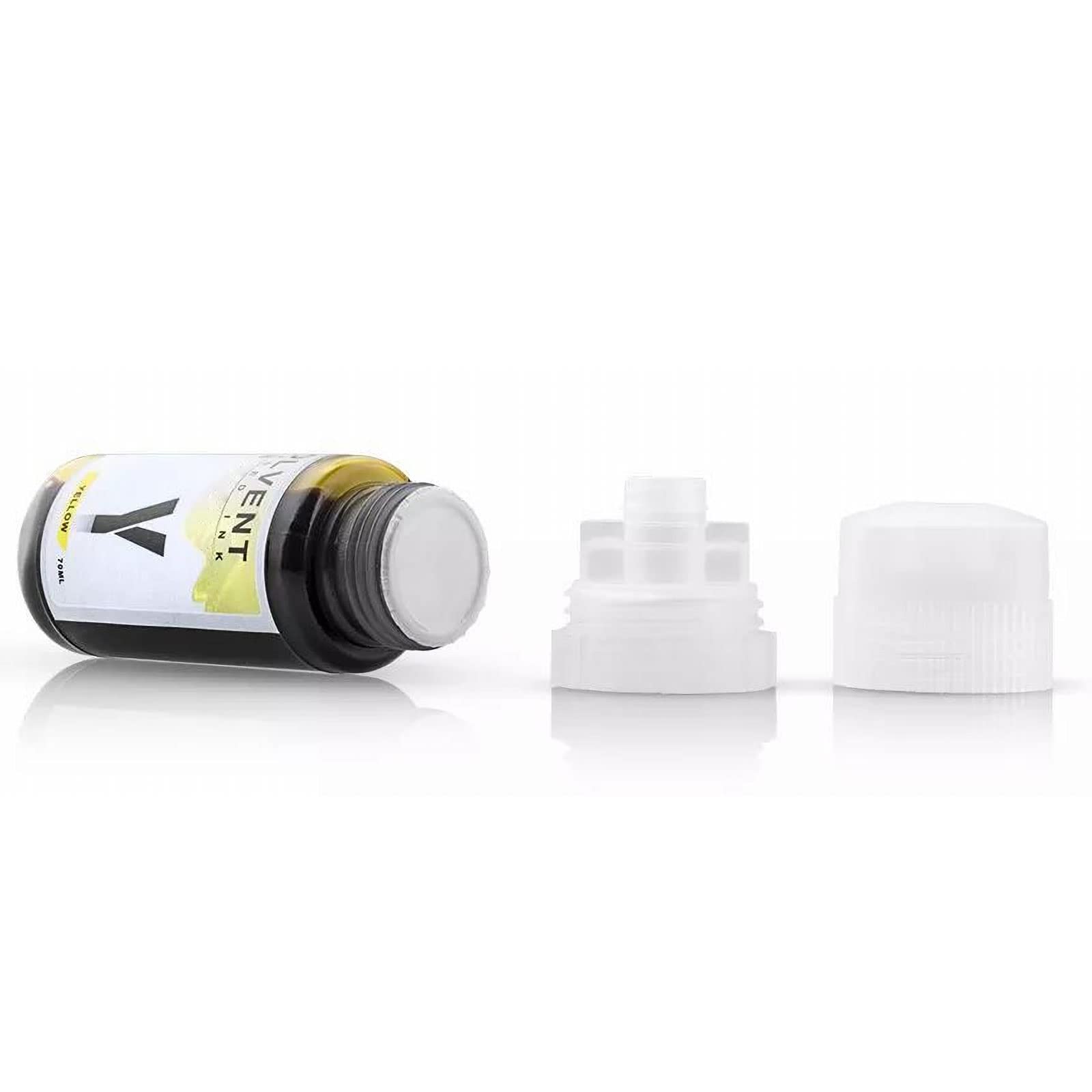 Eco Solvent Ink for Epson Printer ET-15000 ET-2800 ET-2803 ET-4800 ET-2850 ET-2720 ET-2760 ET-2750 ET-4700 Water Based Ecosolvent Ink Eco-Solvent Ink (4x70ML/Auto-Fill/Syringe-Free)