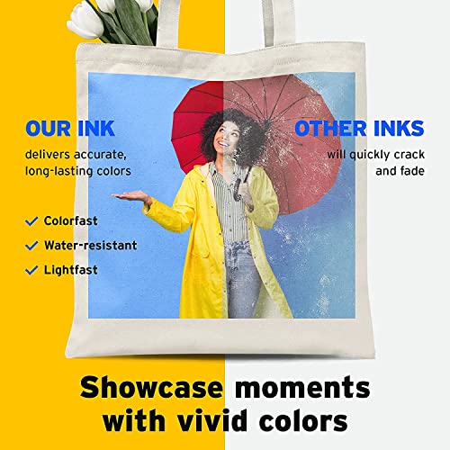 Printers Jack Sublimation Ink Refill Eco for Epson EcoTank Supertank Printers ET-2720 ET-2760 ET-2750 ET-15000 ET-4700 ET-3760 WF-7710 WF-7720 400ml/Anti-UV/Eco Series/Offer Free ICC