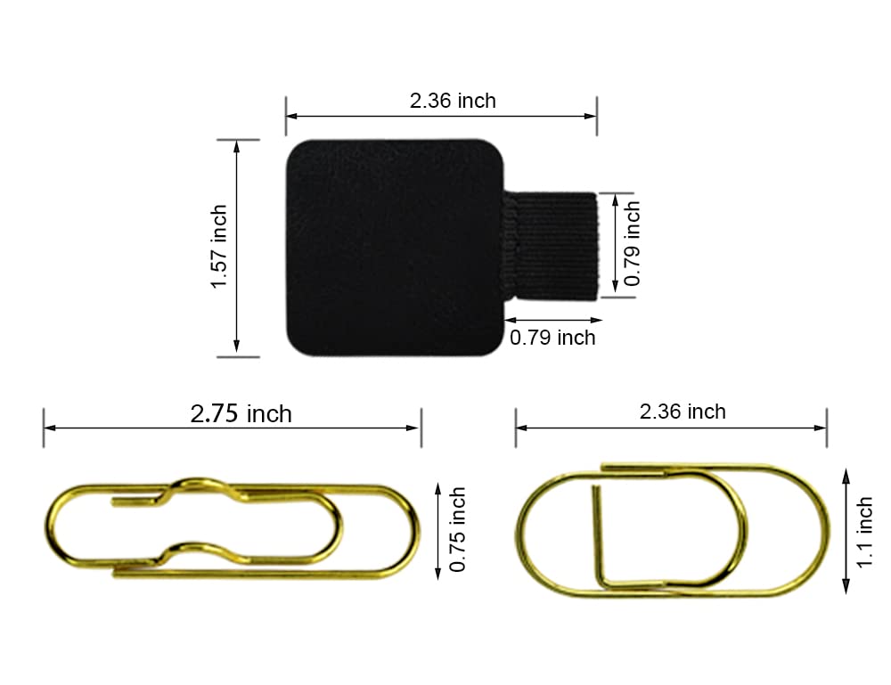 XIWUMOER 10 Pieces Pen Loop Holder,Self Adhesive Pen Holder,Stainless Steel Pen Holder,Pen Clips,Pencil Elastic Loop Designed for Notebooks,Journals,Calendars,Planners,Tablet Case for School, Office