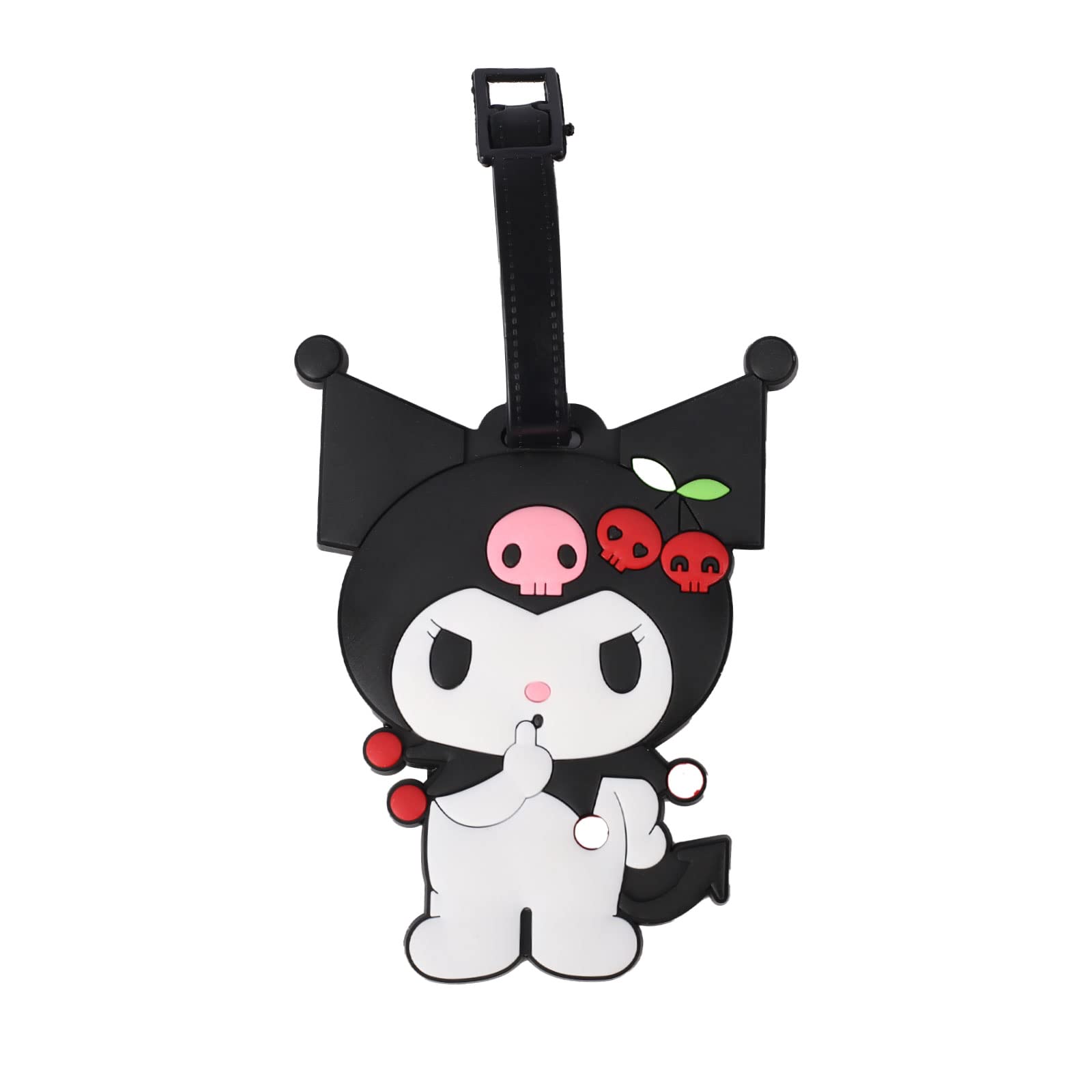 Anime Luggage Tag - Kawaii Luggage Tags for Travel Women Man,Funny Kids Backpack Suitcase Tag Cute Clear,Name ID Identifier Durable for Travel Lovers (Rabbit)