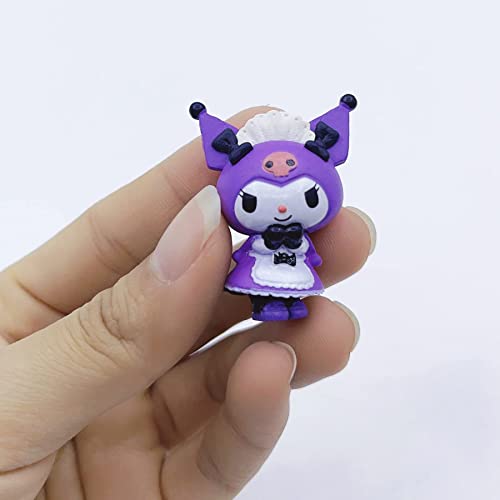 Anime Figure Toys Anime Cake Toppers Cute Room Decor PVC Model Dolls Cute Action Figure Statues (melo-Kuro 5pcs)¡