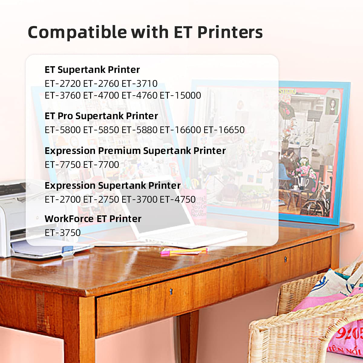 IN INTACTECH Black Sublimation Ink Refill for EcoTank Supertank Printers ET-2720 ET-15000 ET-4700 ET-2760 ET-3760 ET-4760 ET-2700 ET-2750 ET-4750 / 200ML / Anti-UV/Upgrade Version/ICC Free