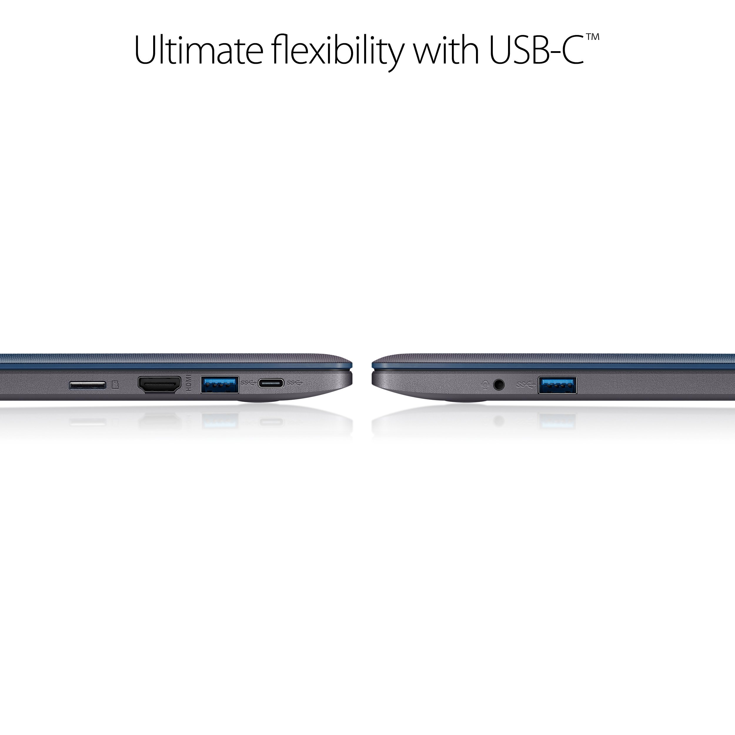 ASUS VivoBook L203MA Ultra-Thin Laptop, 11.6in HD, Intel Celeron N4000 Processor (up to 2.6 GHz), 4GB RAM, 64GB eMMC, USB-C, Windows 10 in S Mode, L203MA-DS04 (Renewed)