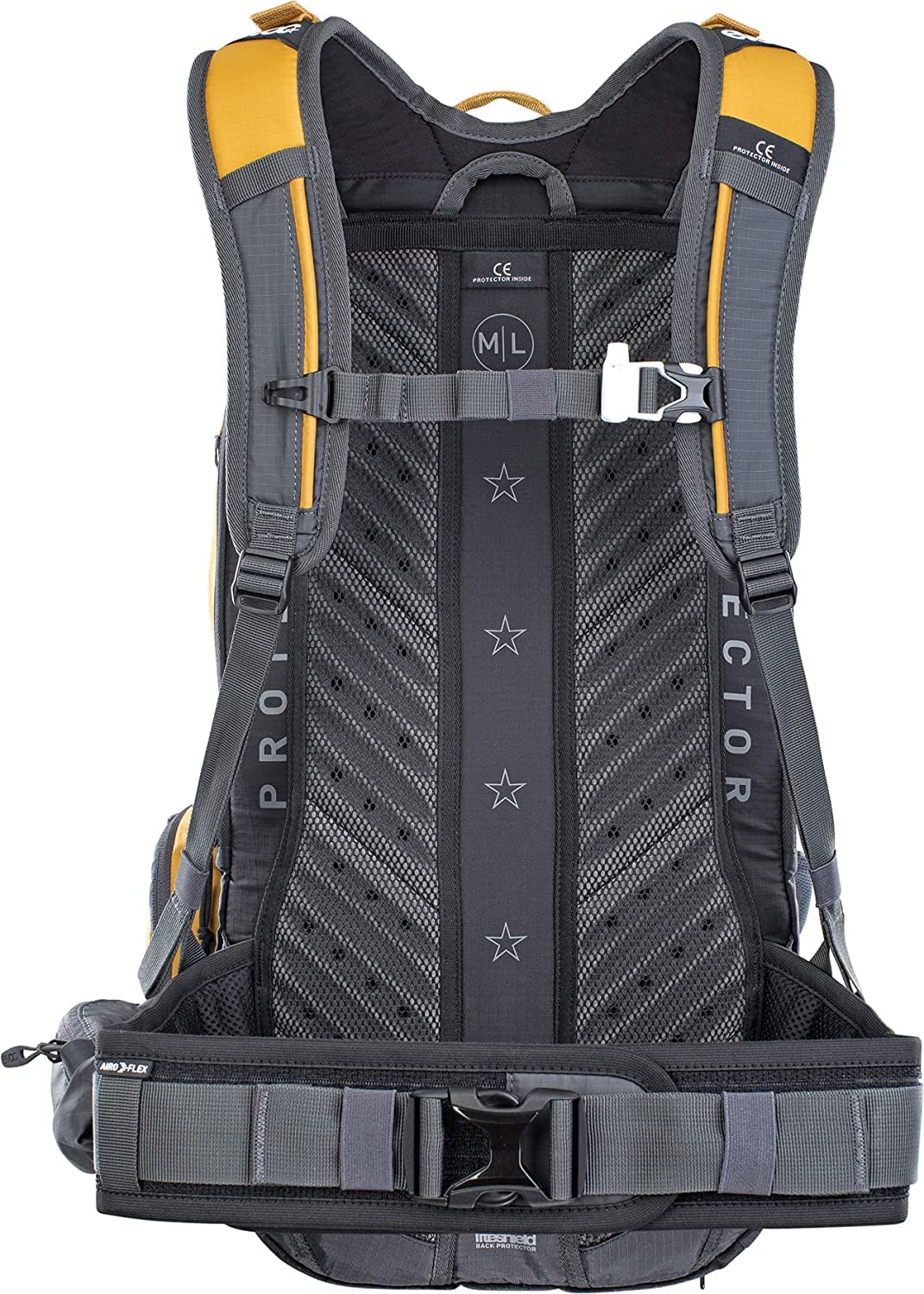 EVOC, FR Trail E-Ride, Protector backpack, 20L, Loam/Carbon Grey, ML