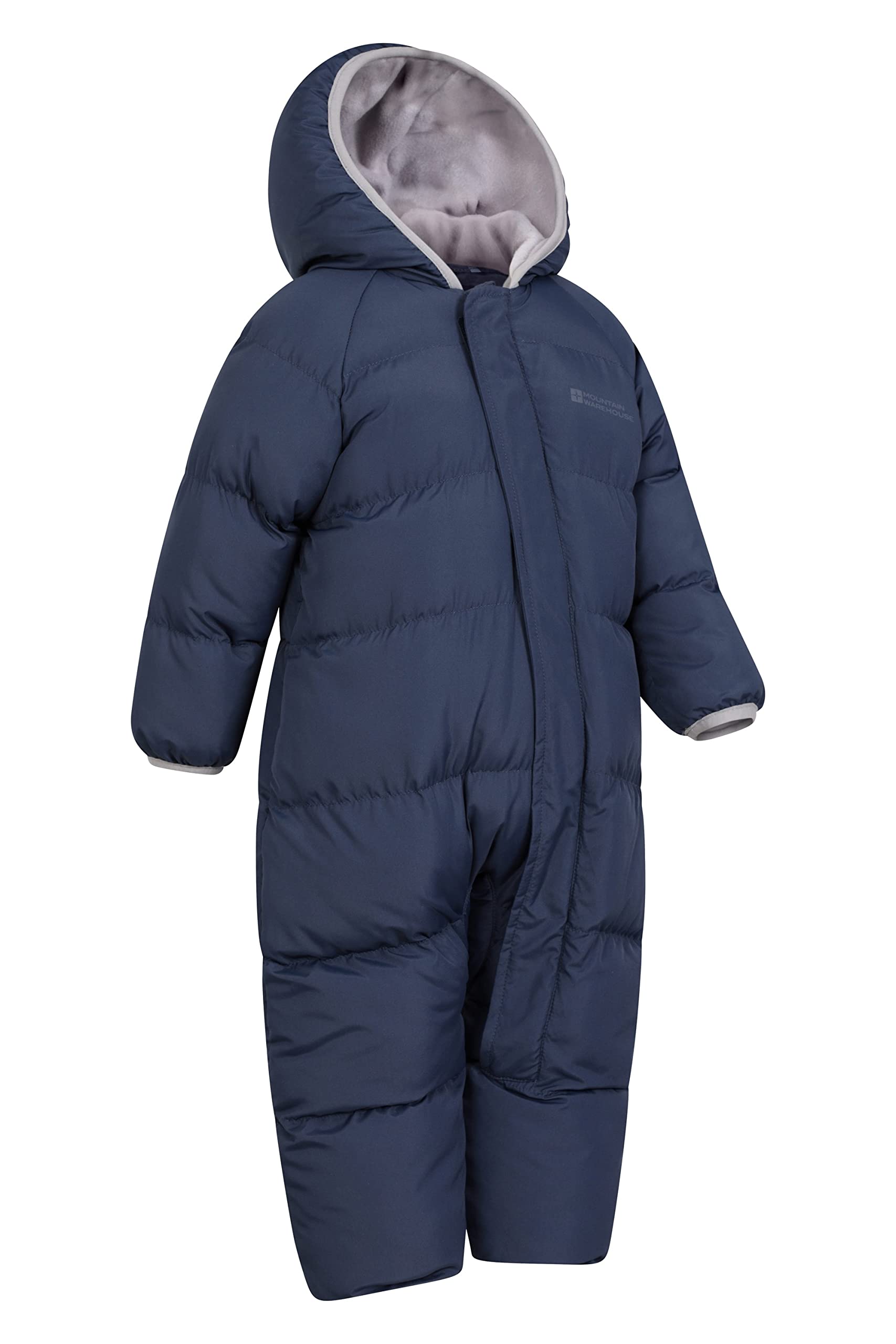 Mountain Warehouse Frosty Toddler Padded Suit - Fleece Lined Snowsuit Navy 12-18 Months